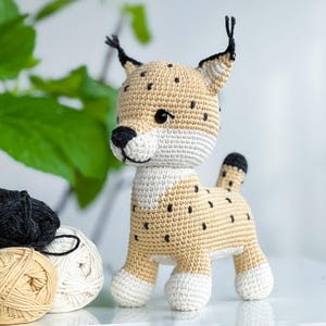 CROCHET PATTERN: Lydia the Lynx - Amigurumi Lynx / Lo Crochet PDF ...
