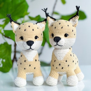 CROCHET PATTERN: Lydia the Lynx Amigurumi Lynx / Lo Crochet PDF Pattern English and Swedish Only ...