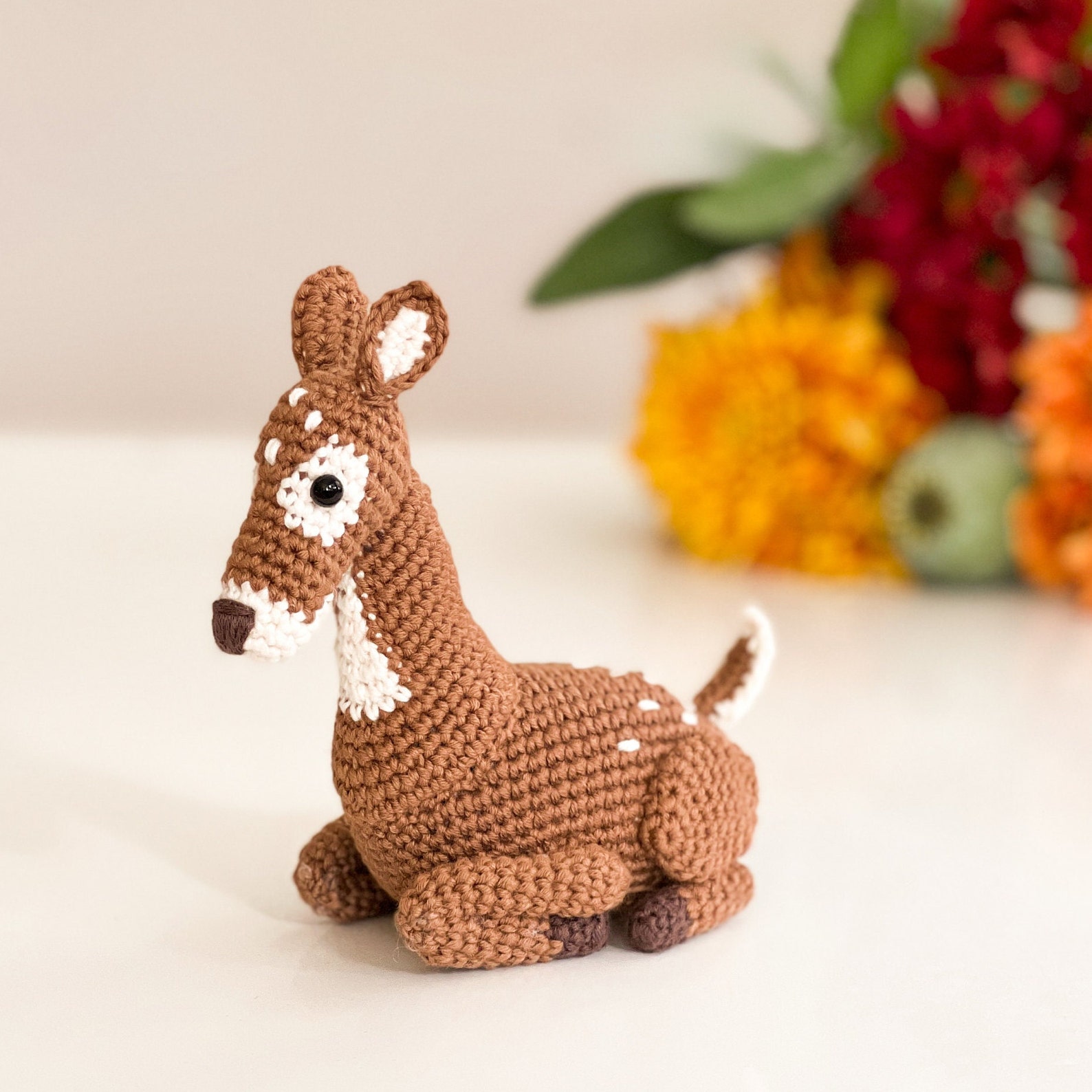 CROCHET PATTERN: the Fallow Deer Family Amigurumi Deer / - Etsy