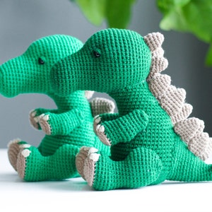 CROCHET PATTERN: Stegosaurus - Stego Seagal– Amigurumi Dinosaur Crochet ...