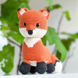 CROCHET PATTERN: Rune the Fox Amigurumi Fox Crochet PDF Pattern English ...