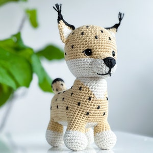 CROCHET PATTERN: Lydia the Lynx Amigurumi Lynx / Lo Crochet PDF Pattern ...