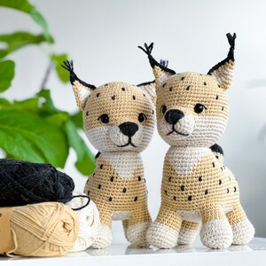 CROCHET PATTERN: Lydia the Lynx Amigurumi Lynx / Lo Crochet PDF Pattern ...