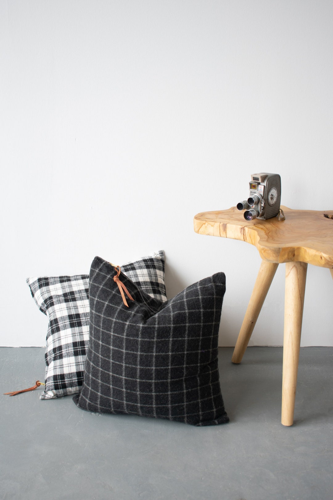 Checkered Pillow Cover Armstrong // 18 X 18 - Etsy