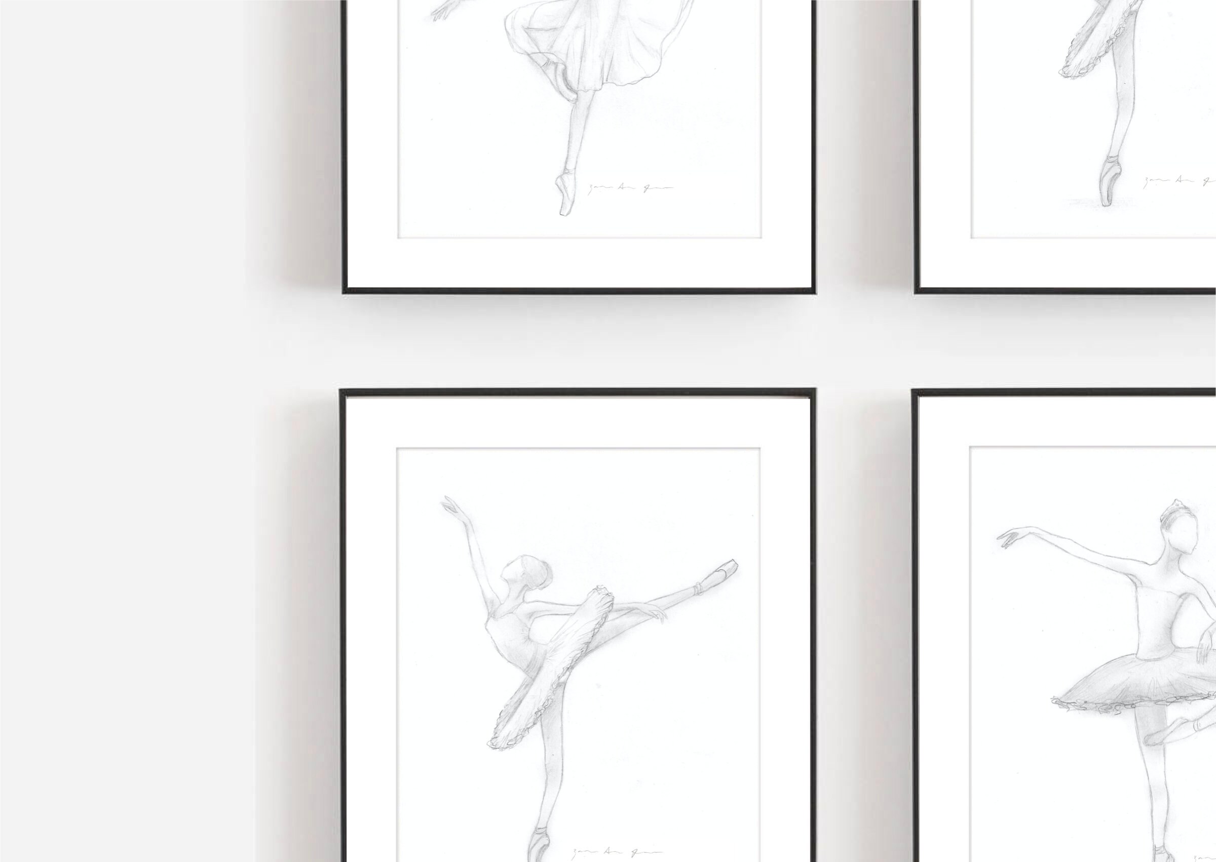 Set of 3 Ballet Prints, PRINTABLE Wall Art, Balletprints, Ballerina ...