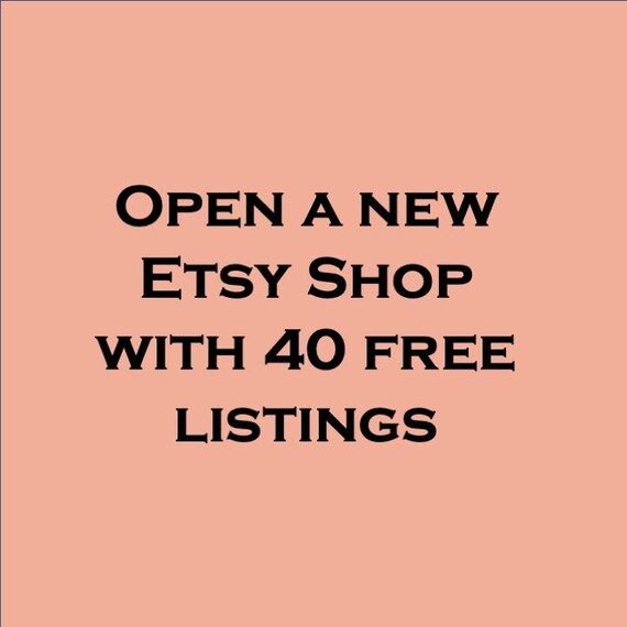 Get 40 Free Listings / Link in Description / Etsy Referral - Etsy