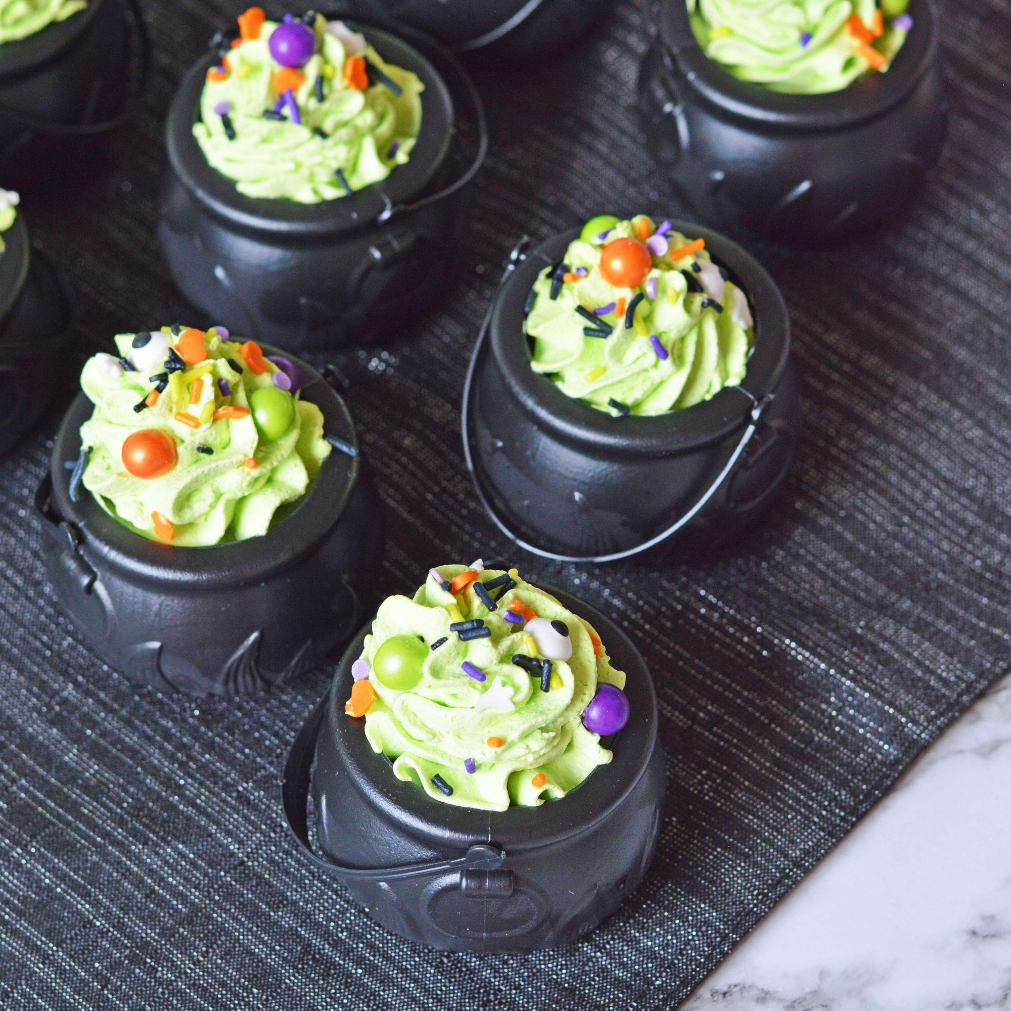 Witches Brew Pudding Cups | Fun Halloween Party Food | Printable Recipe ...