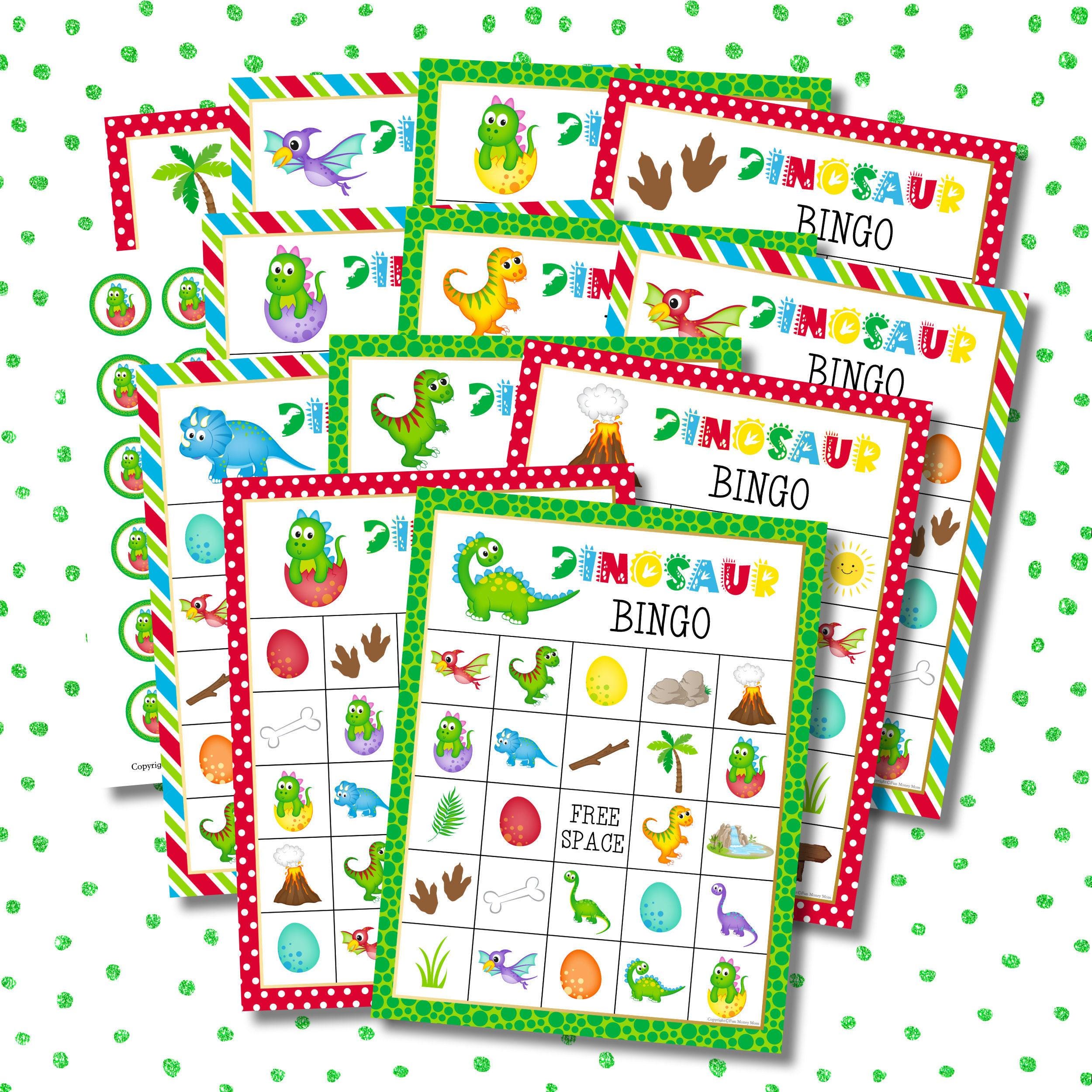 Dinosaur Birthday Party Games: Bingo, Pin the Tail, Would You Rather ...