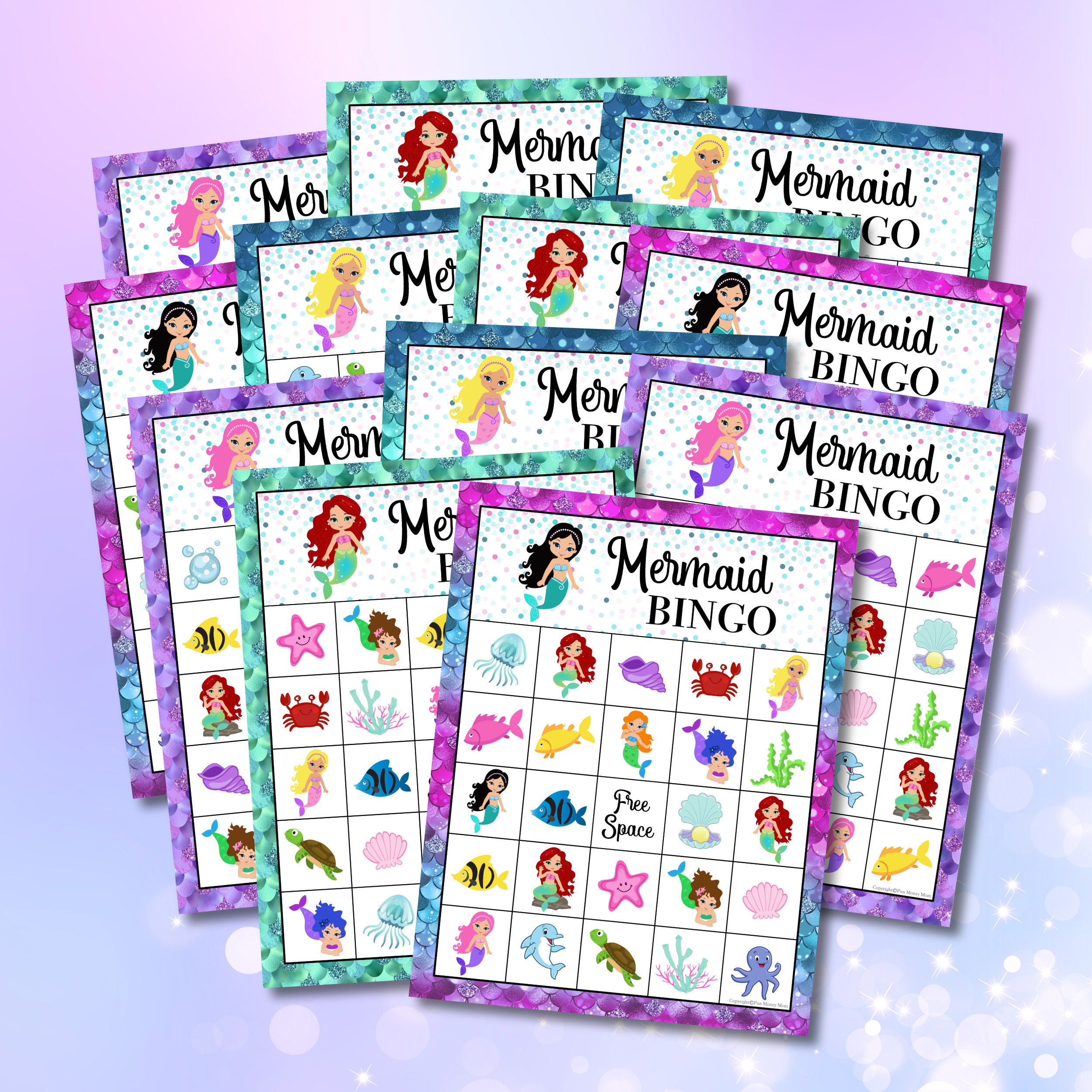 Mermaid Party Pack, Mermaid Birthday Party, Mermaid Printables ...