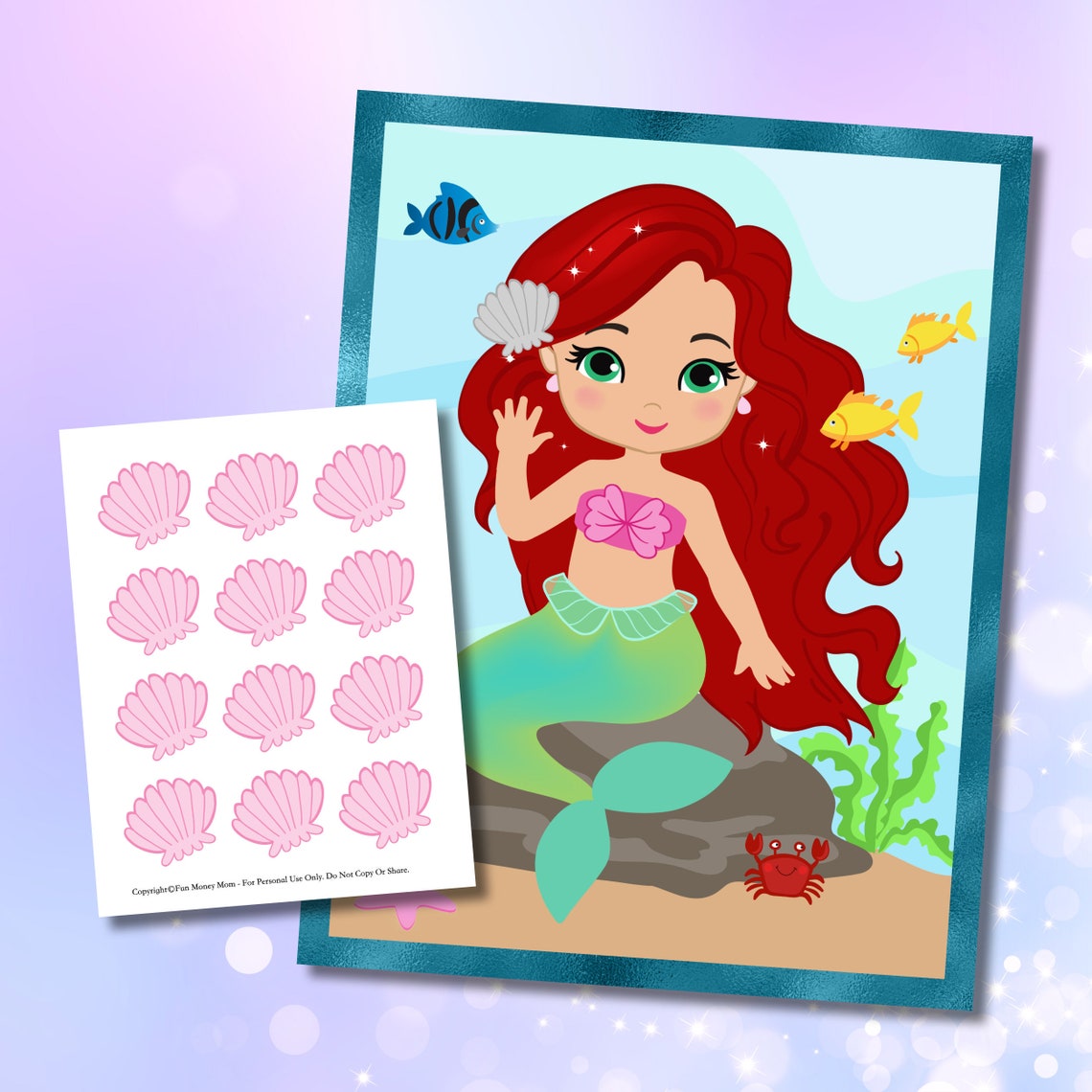 Mermaid Party Pack, Mermaid Birthday Party, Mermaid Printables ...