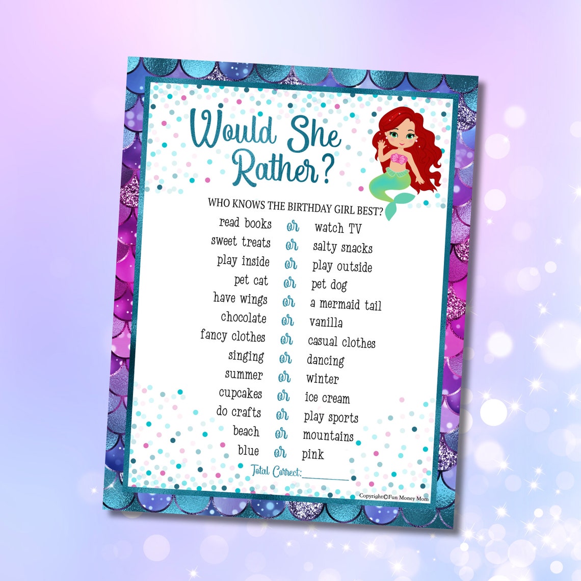 Mermaid Party Pack, Mermaid Birthday Party, Mermaid Printables ...