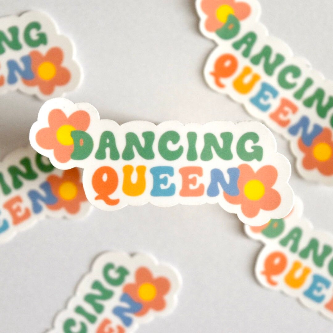 Dancing Queen Sticker - Mamma Mia Sticker - Laptop Sticker - Water ...