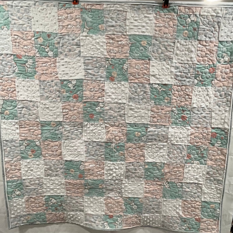 Bunny Baby Quilt - Etsy