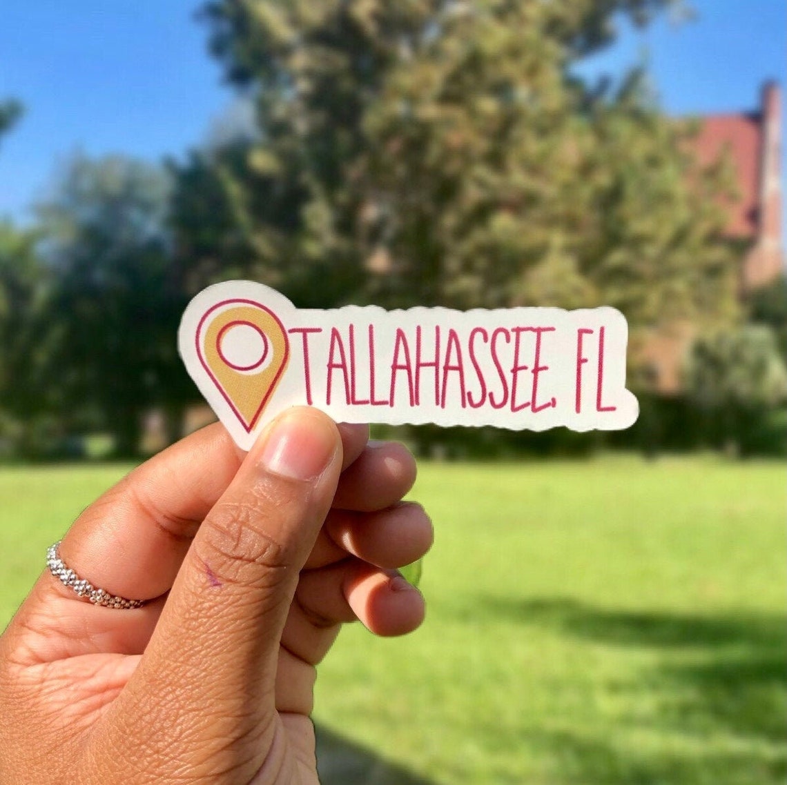 Tallahassee Garnet And Gold Sticker Fsu Sticker Etsy