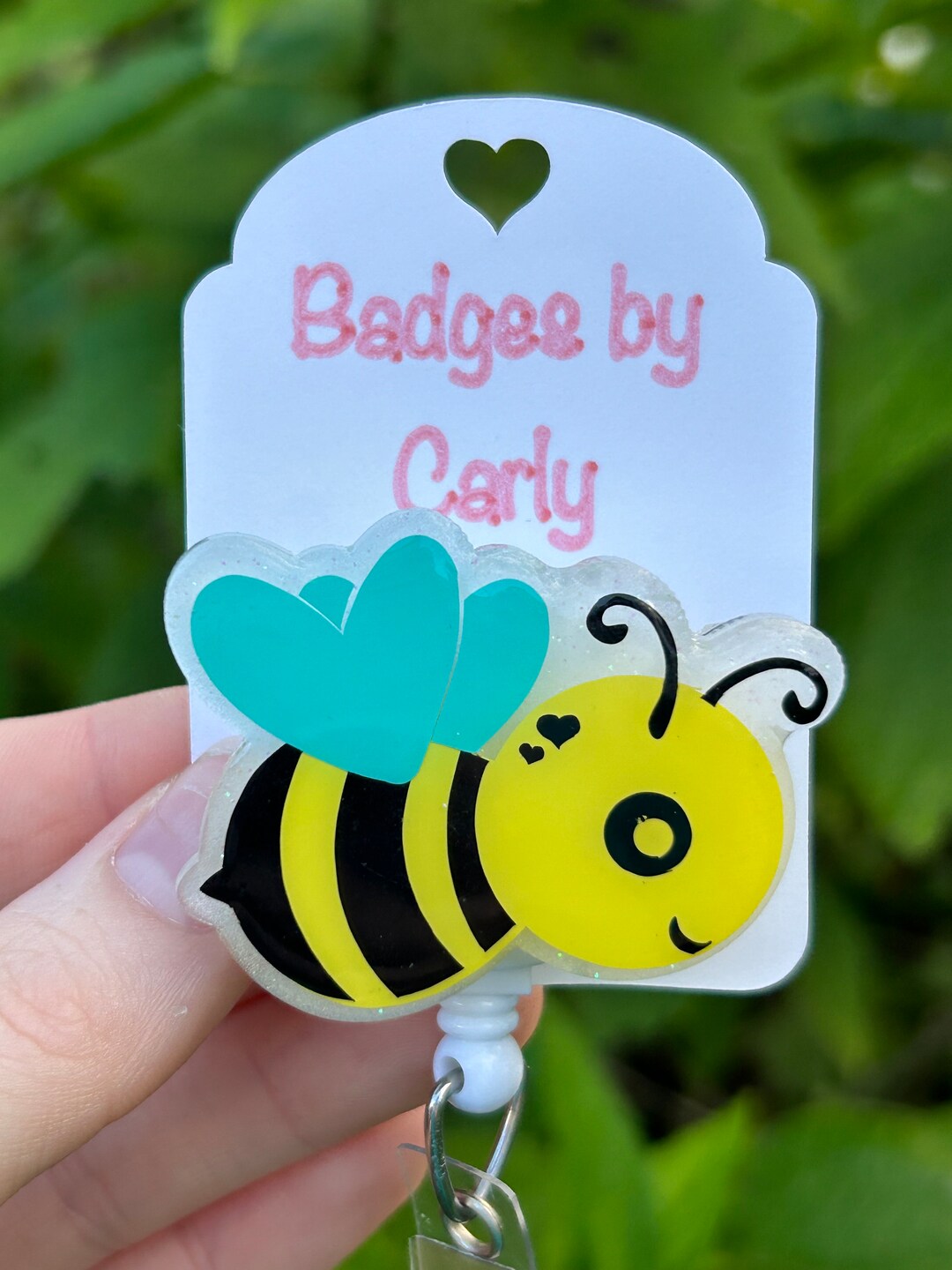 Bumblebee Baby Badge Reel - Etsy