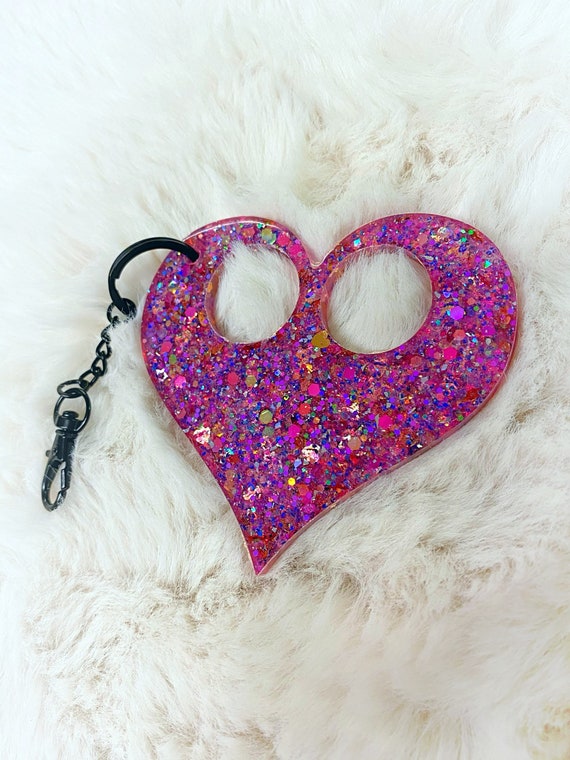 Heart Keychain | Etsy