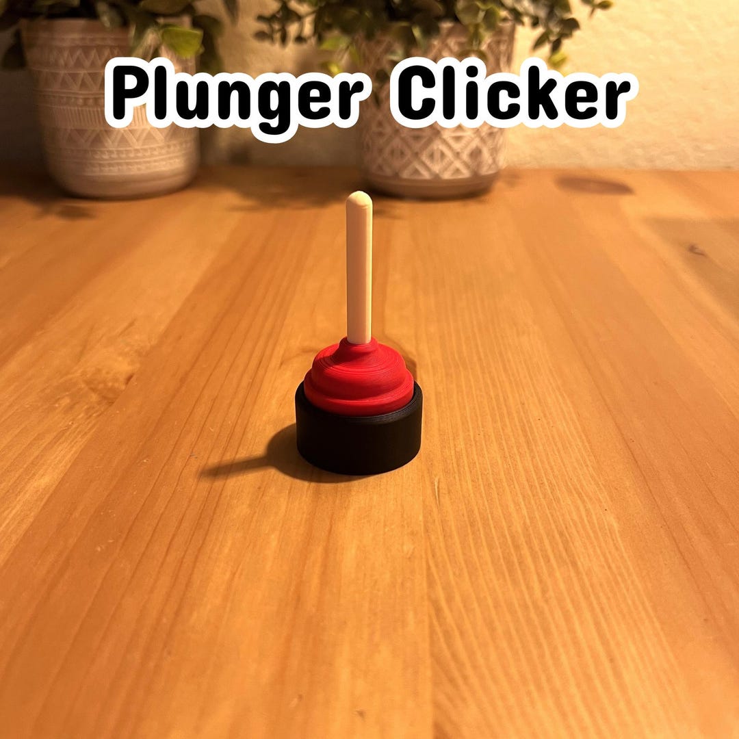 Plunger Clicker Fidget Toy | Clicker Fidget Toy | Fidget Desk Toy | ADD ...