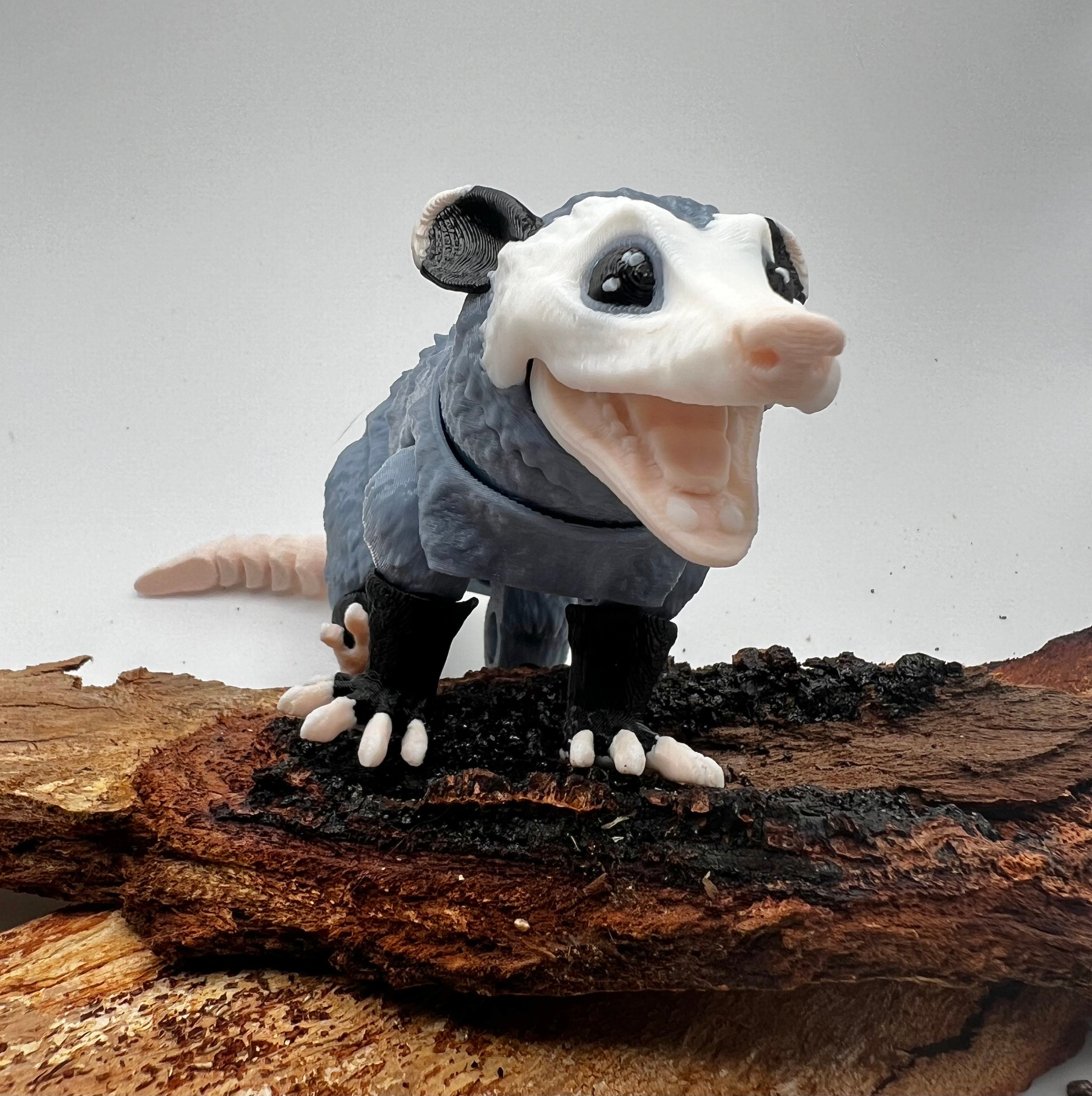 Opossum Fidget Toy Articulating Fidget Toy Fun Sensory - Etsy