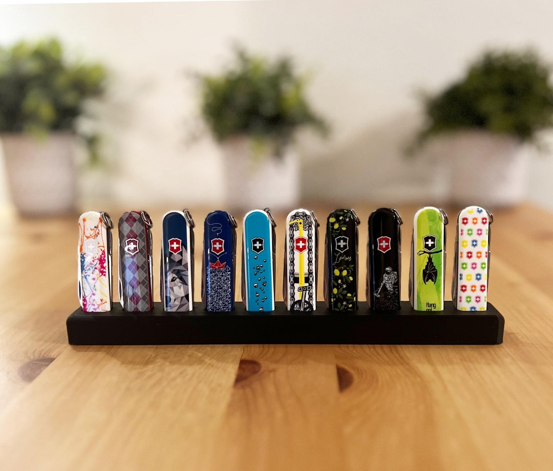 10 Slot Classic Knife Display Stand - Compatible With Victorinox SD ...