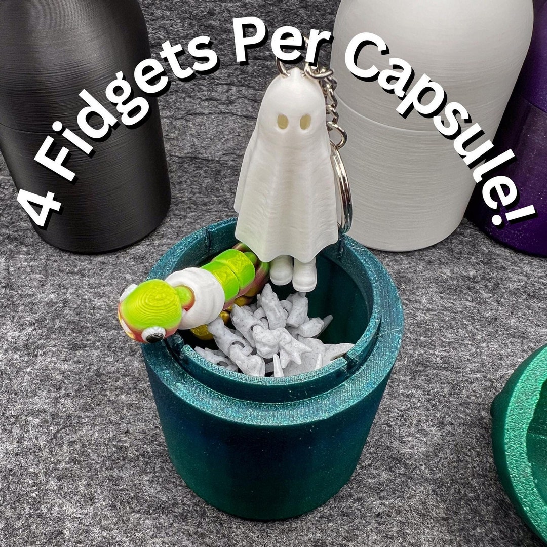 Spooky/slimy Fidget Mystery Egg/capsule Halloween Fidget Mystery - Etsy