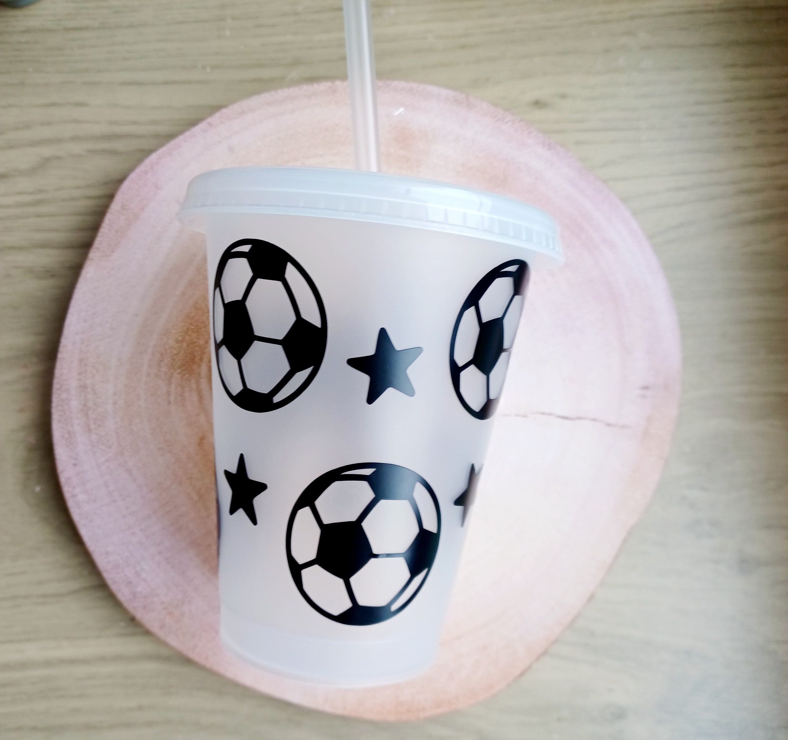 Personalised Football 16oz Cold Cup Kids Cups Stocking - Etsy UK