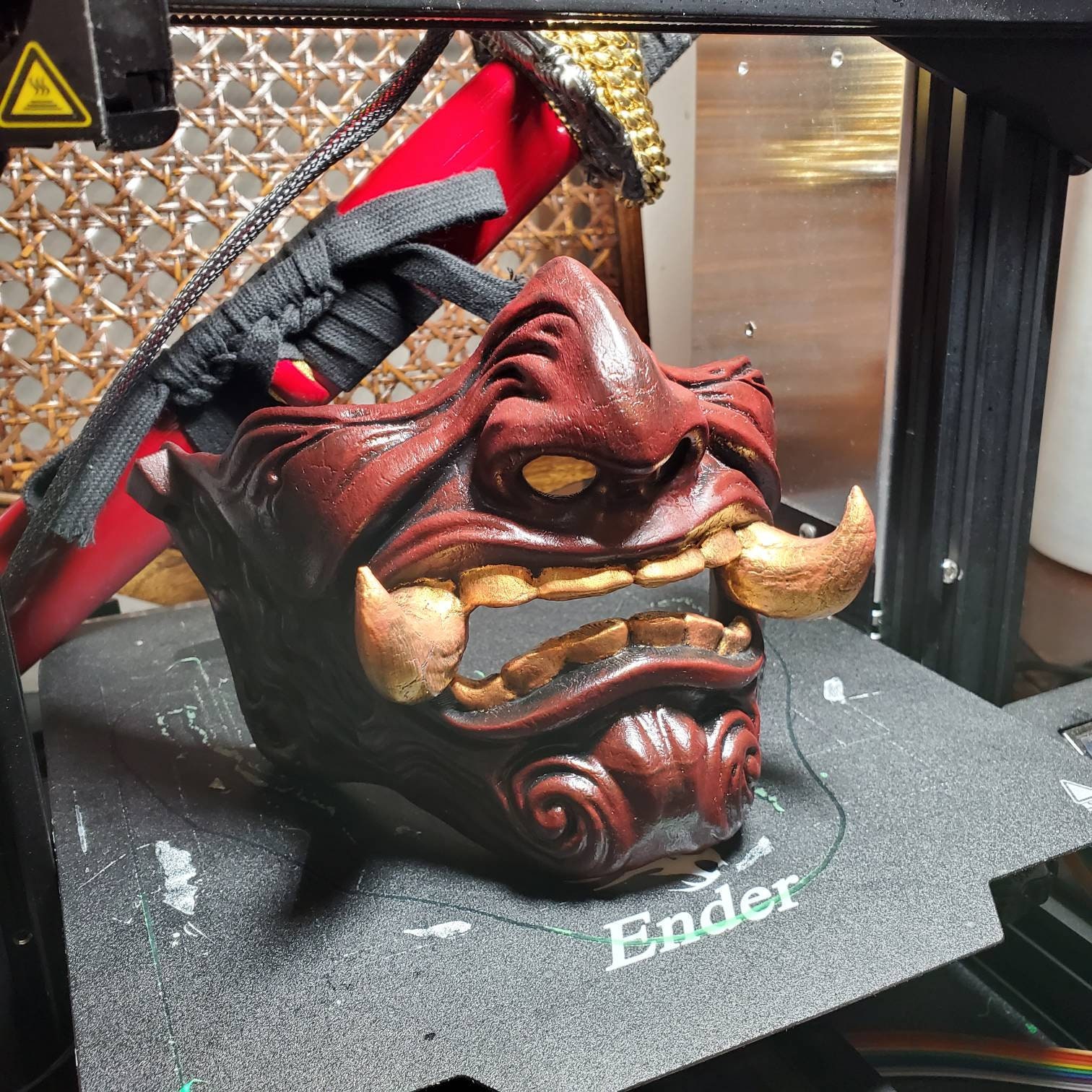 Traditional Japanese Dragon Mask