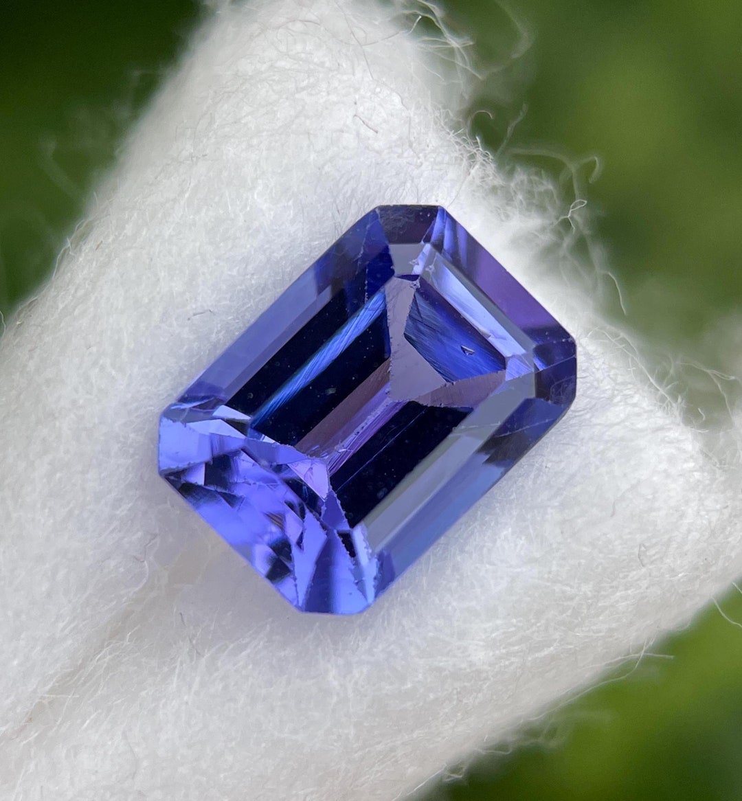 Natural Tanzanite Octagon, AAA Blue Color Quality Loose Tanzanite 6x4 ...