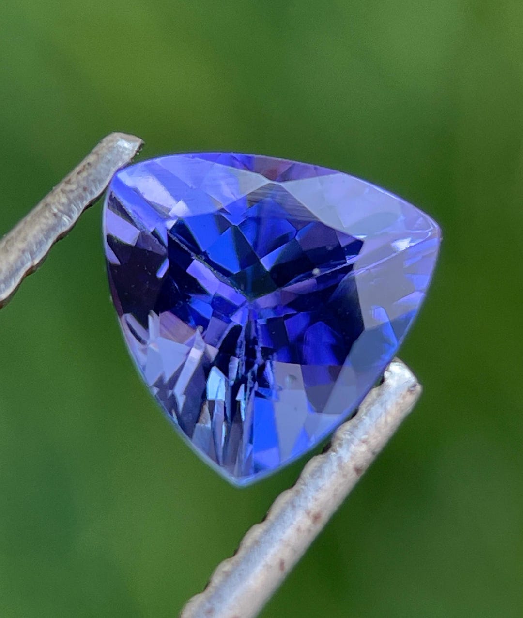 5 MM Trillion Cut Natural Tanzanite, Loose Faceted Deep Blue Gemstone ...