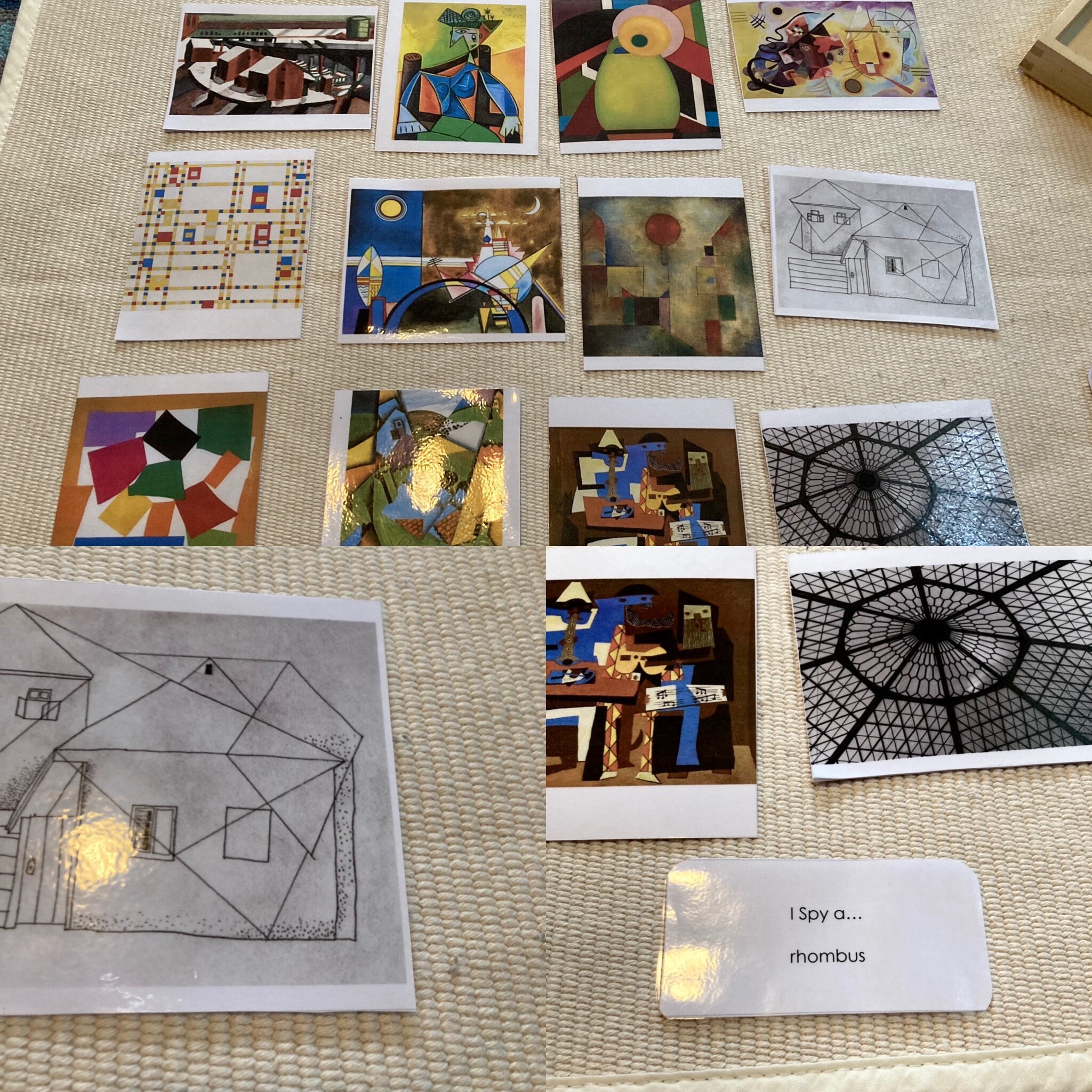 I Spy Geometry in Art Game Montessori Inspired Art | Etsy España