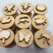 Insect Mini Beast Bug Wood Playdough Stampers Playdough Stamps ...