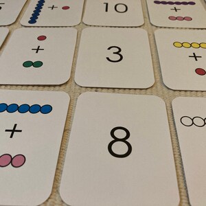 Montessori Addition | Go Fish | Addition Games | Preschool Activity ...