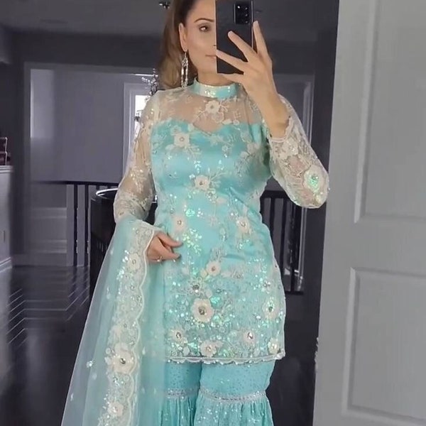 Pakistani Zari Suit - Etsy