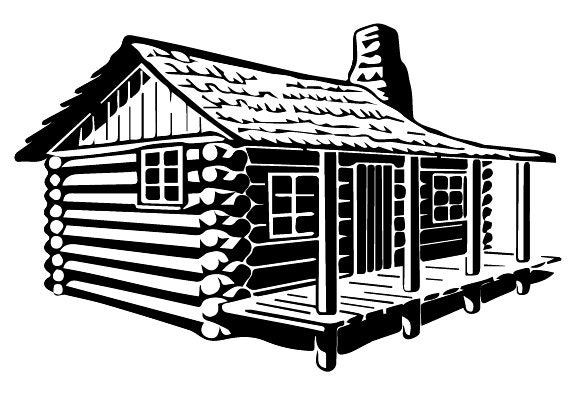 Cabin SVG and DXF - Etsy