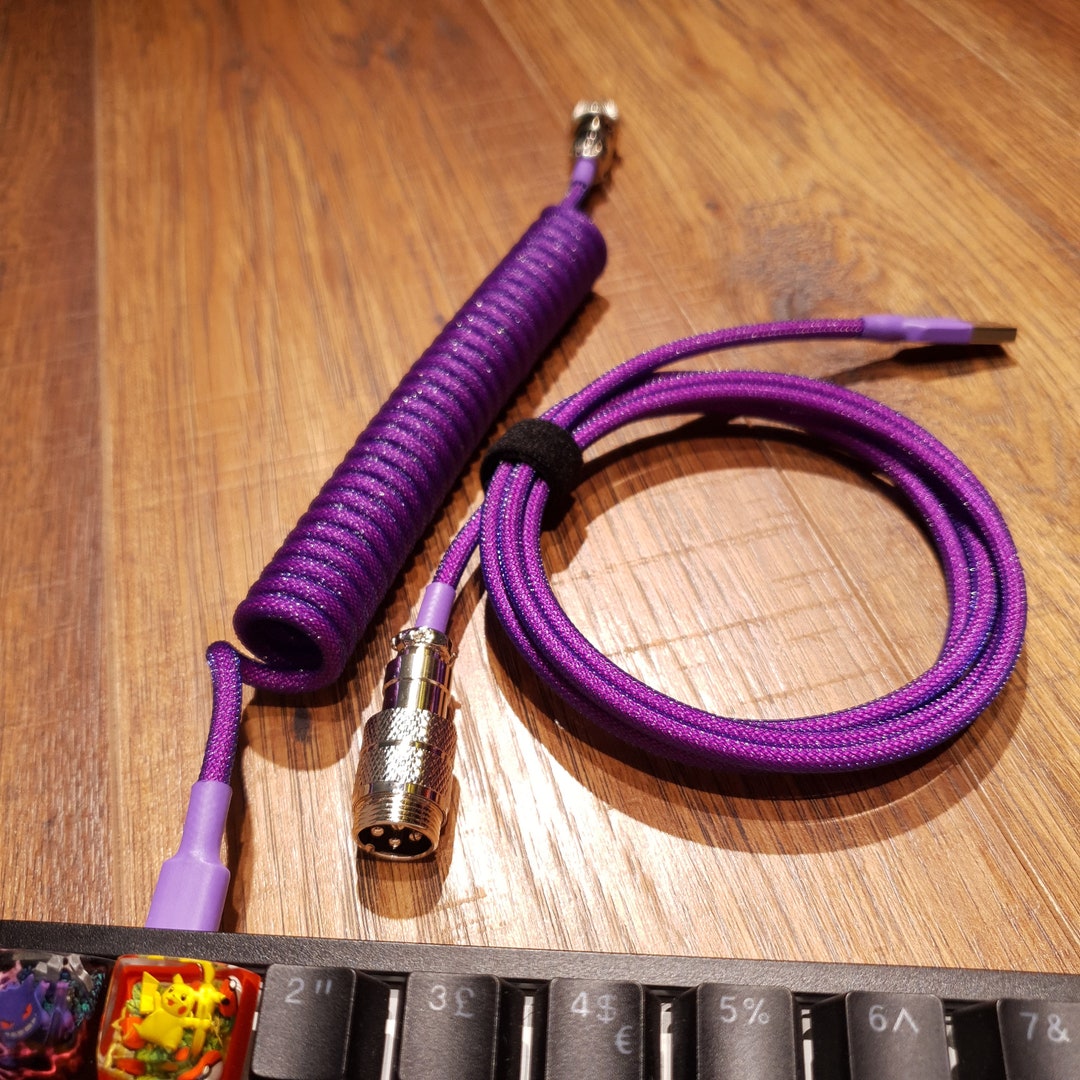 Custom Coiled Artisan Usb C Cable for Mechanical Keyboards - Etsy