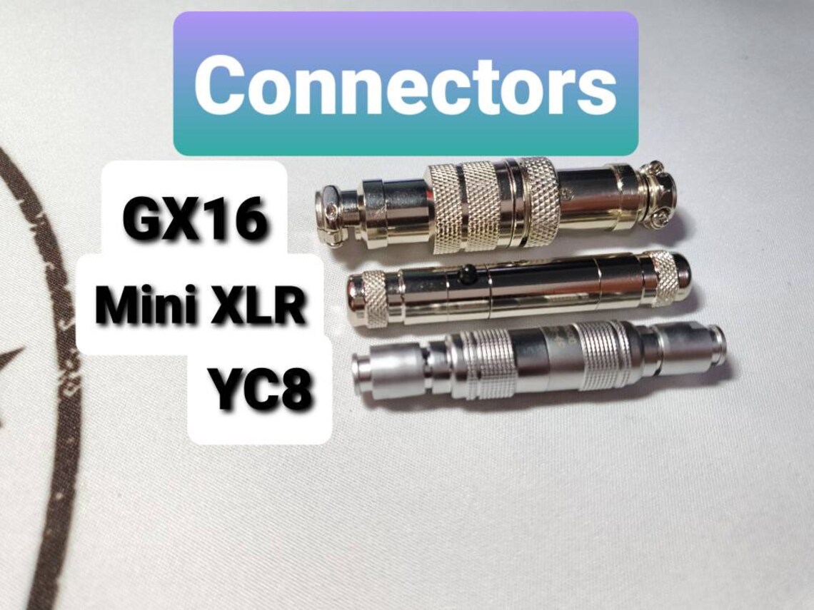 BLUE Coiled Cable USB C for Mechanical Keyboards GX16 | Etsy