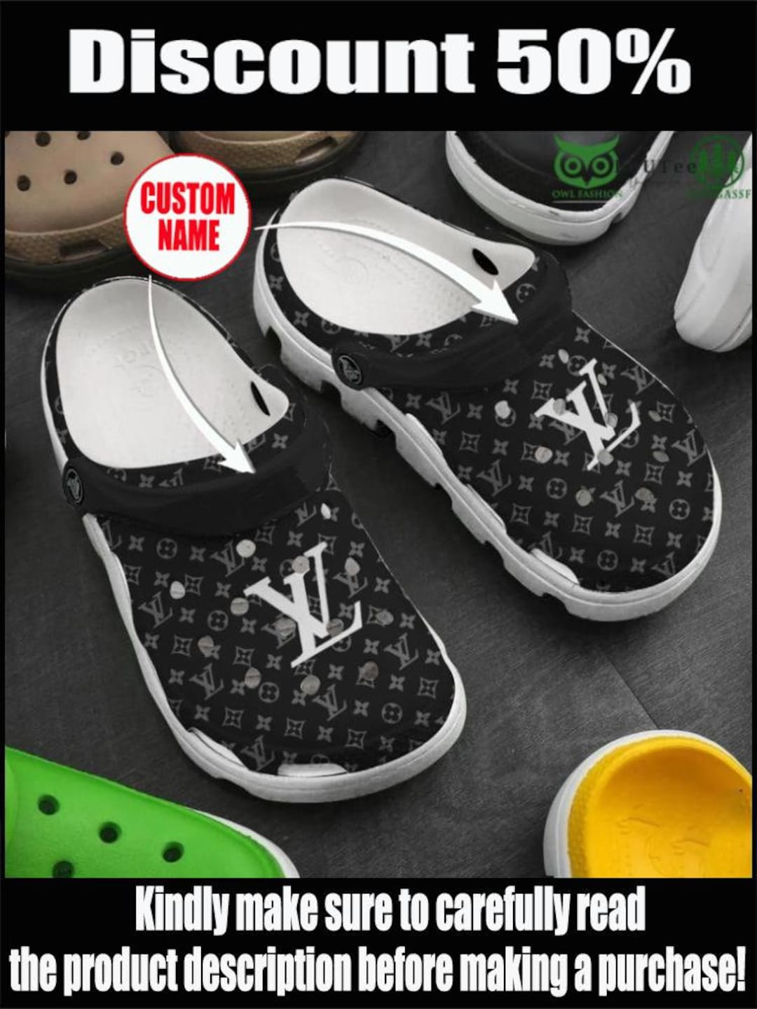 Luxury Crocs Custom All Fashion Logo Croc for Men & Women - Etsy