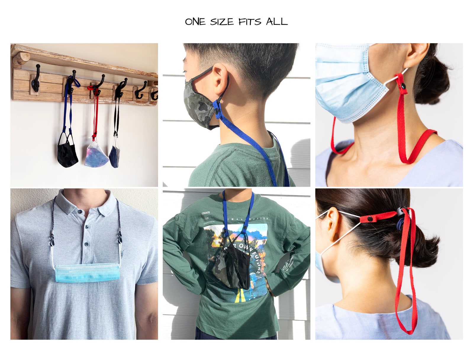 4PCS Mask Lanyard for Kids and Adults Multi Uses for Holder | Etsy