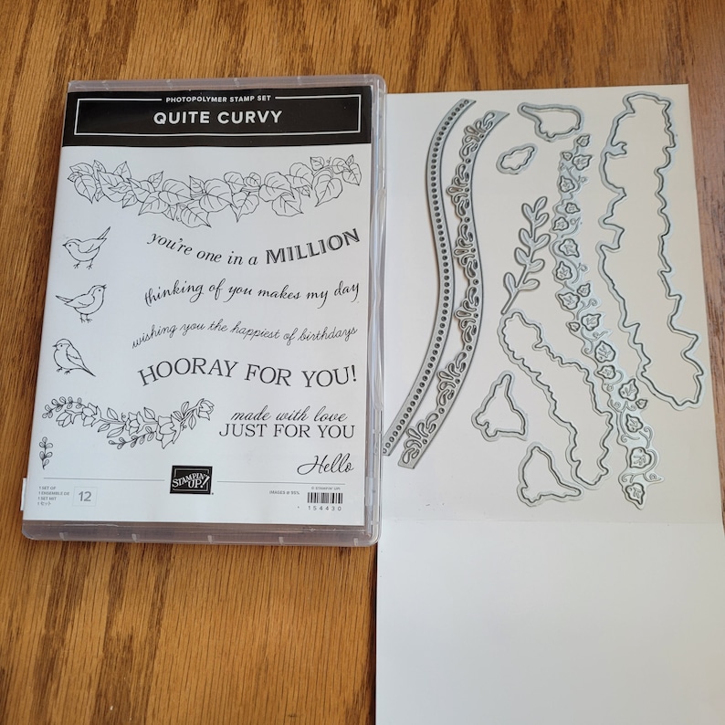 Stampin' Up!s Retired but Brand New Quite Curvy Photopolymer Stamp Set ...