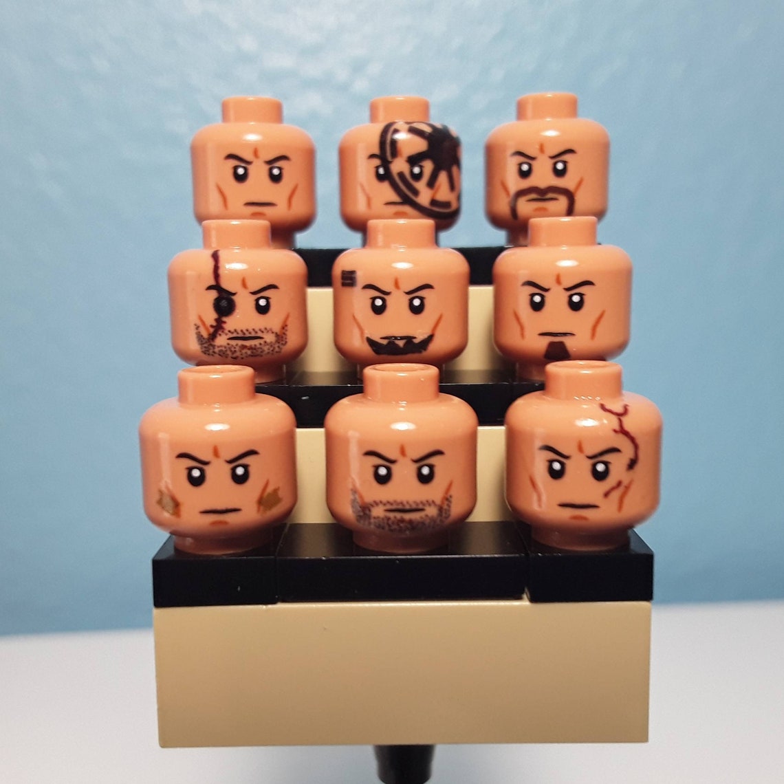 LEGO 2020 Style Clone Trooper Heads Decaled and Basic - Etsy