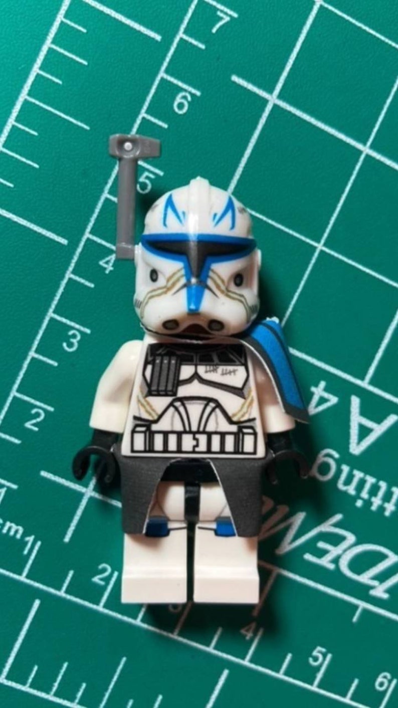 P2 Clone Commander Custom Decaled LEGO Minifigures! (type 2- Rex ...