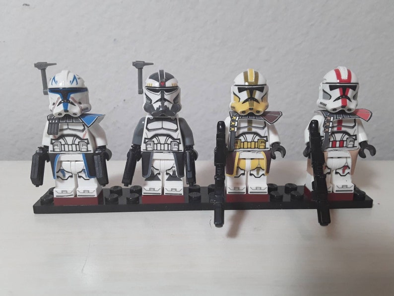P2 Clone Commander Custom Decaled LEGO Minifigures! (type 2- Rex ...