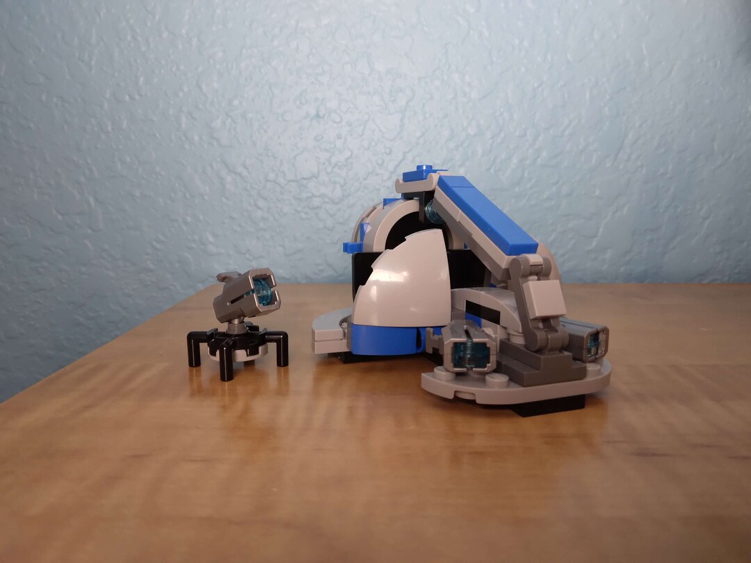 LEGO 501st Clone Trooper Swamp Speeder and Turret (set 75359) - Etsy