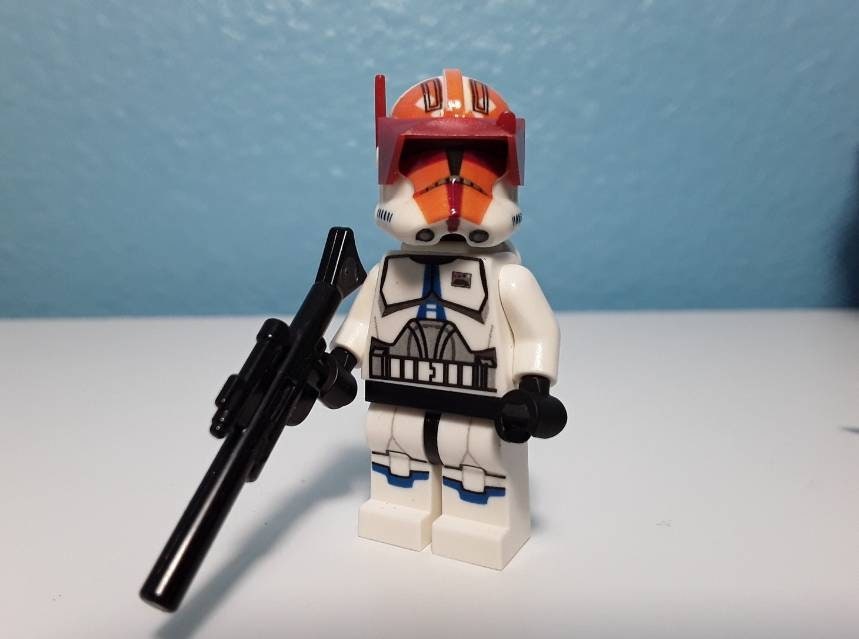 P2 Clone Commander Custom Decaled LEGO Minifigures! (type 1- Cody ...