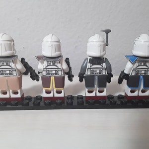 P2 Clone Commander Custom Decaled LEGO Minifigures! (type 2- Rex ...