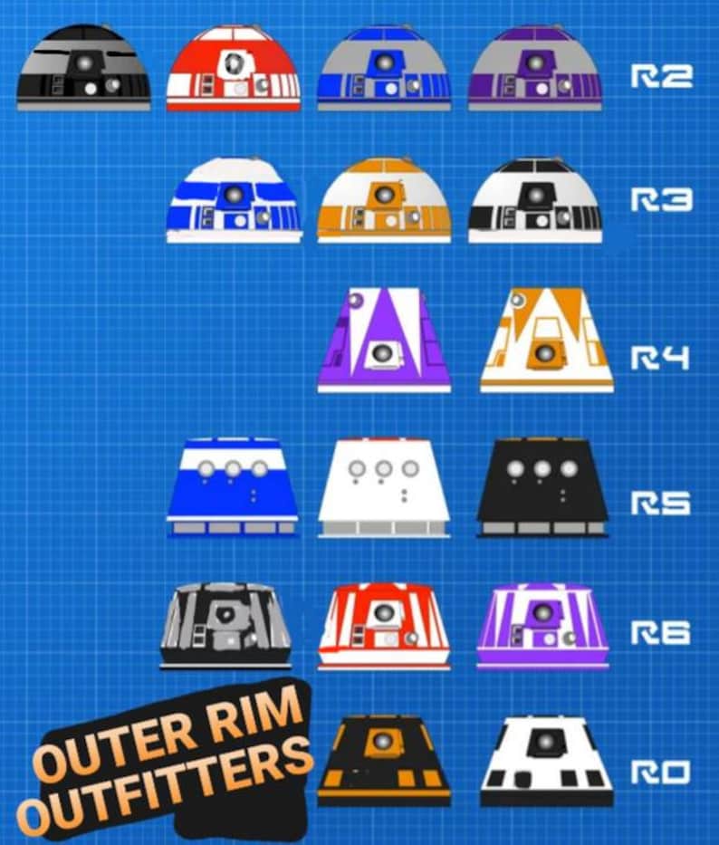 NEW Droid Depot R-series Bb-series and C-series Astromech - Etsy