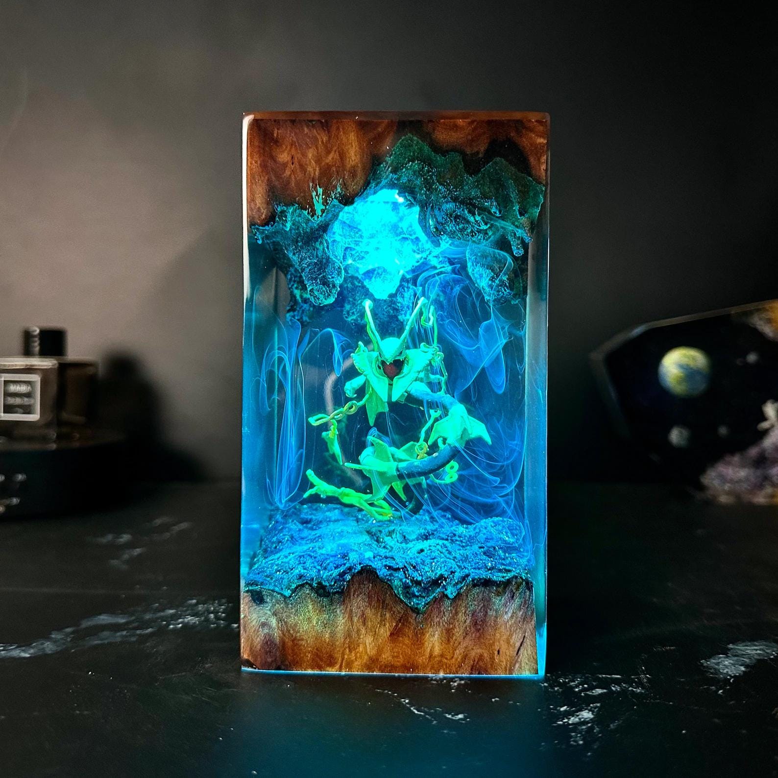 MEGA Ra.yqu.aza Custom Epoxy Resin Lamp, Christmas Gift, Gift for Kid ...