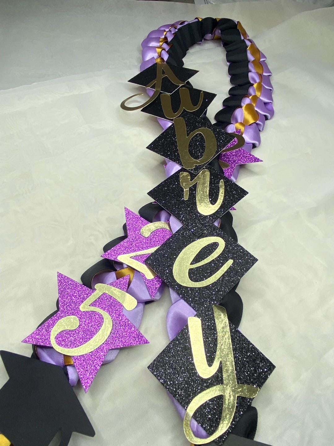 Personalized Graduation Lei With Name - Etsy