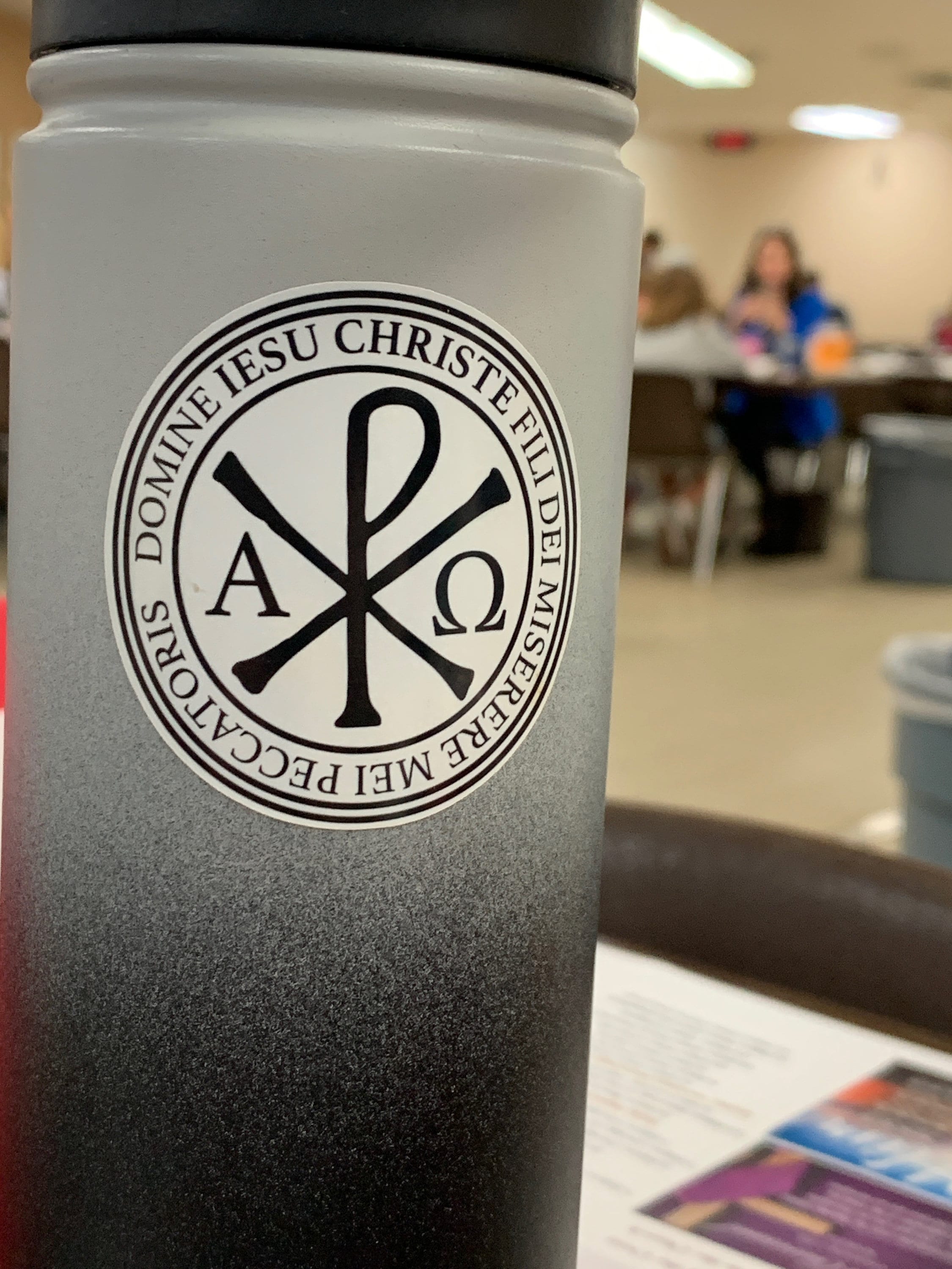 Christogram Die-cut Vinyl Sticker | Jesus Prayer | English or Latin - Etsy