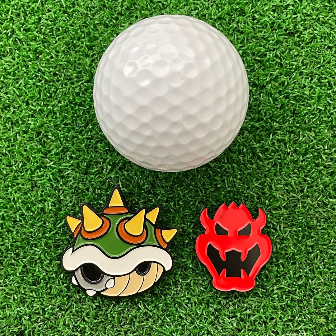 Bowser Inspired Golf Ball Markers -golf Gift, Golf Accessory, Boyfriend ...