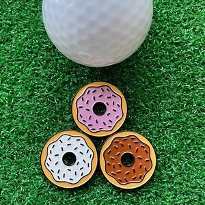 Sprinkled Donuts Golf Ball Markers Pack - Golf Gift, Golf Accessory ...